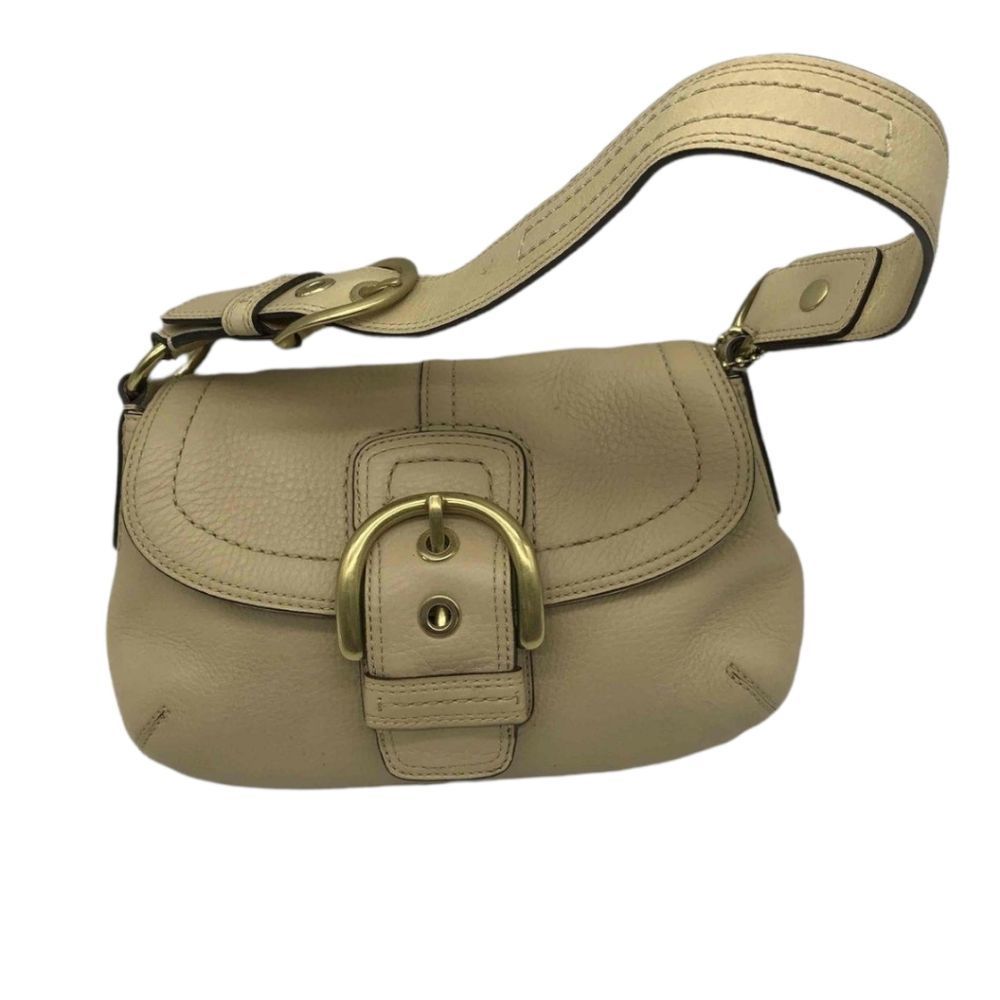 Coach Vintage 2000s "Hampton" Soho 9248 Tan Leather F… - Gem